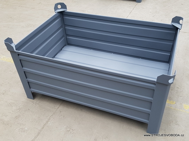 Bedna kovová paletová - NOVÁ #10836