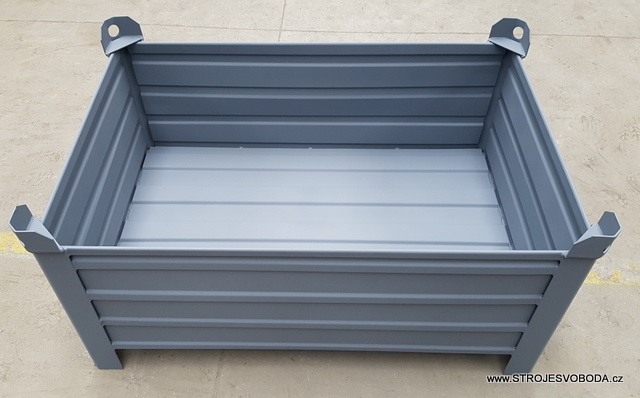 Bedna kovová paletová - NOVÁ #10836