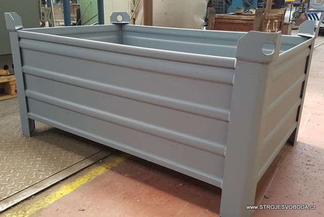 Bedna kovová paletová - NOVÁ #10836